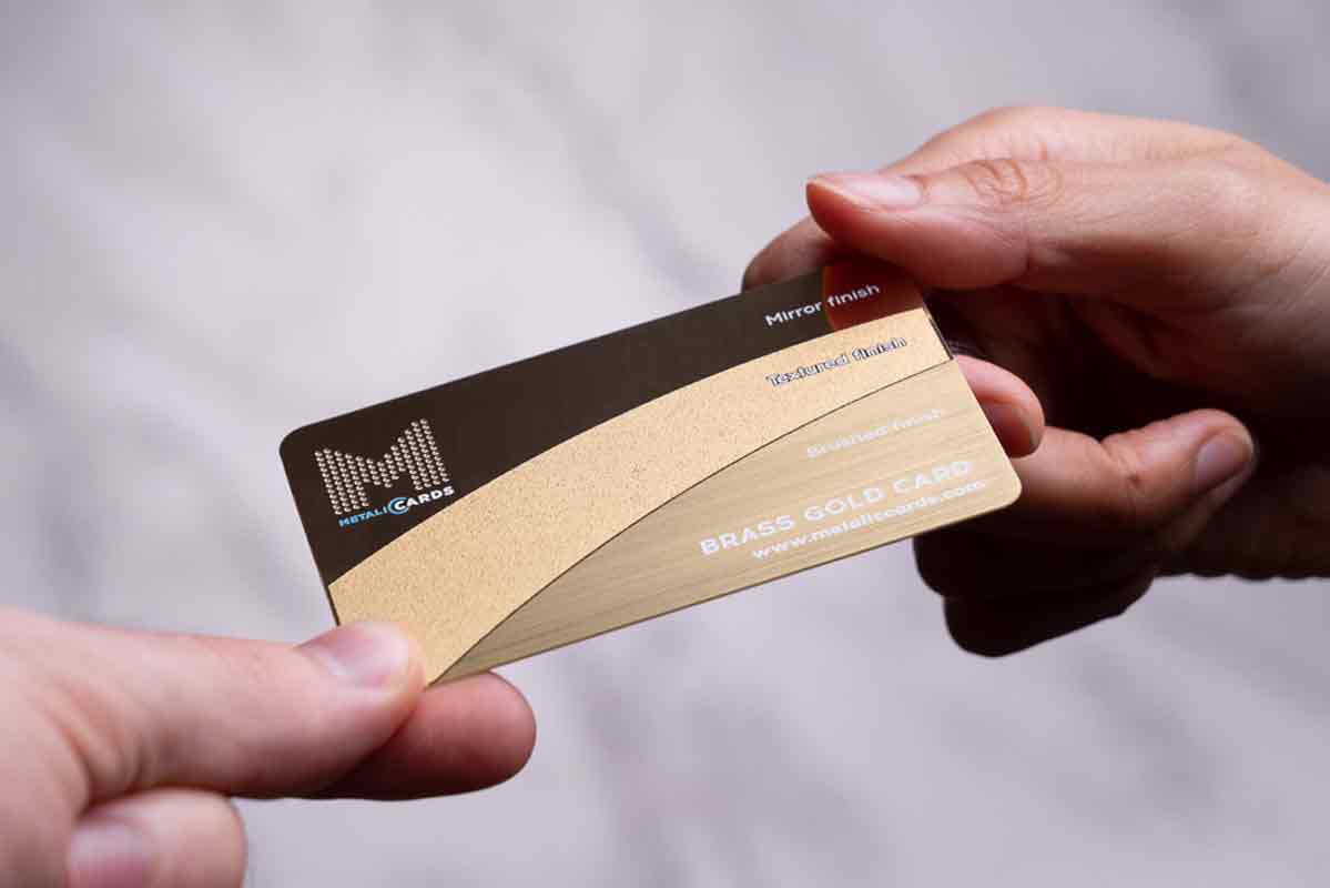 Brass Business Cards - MetalicCards