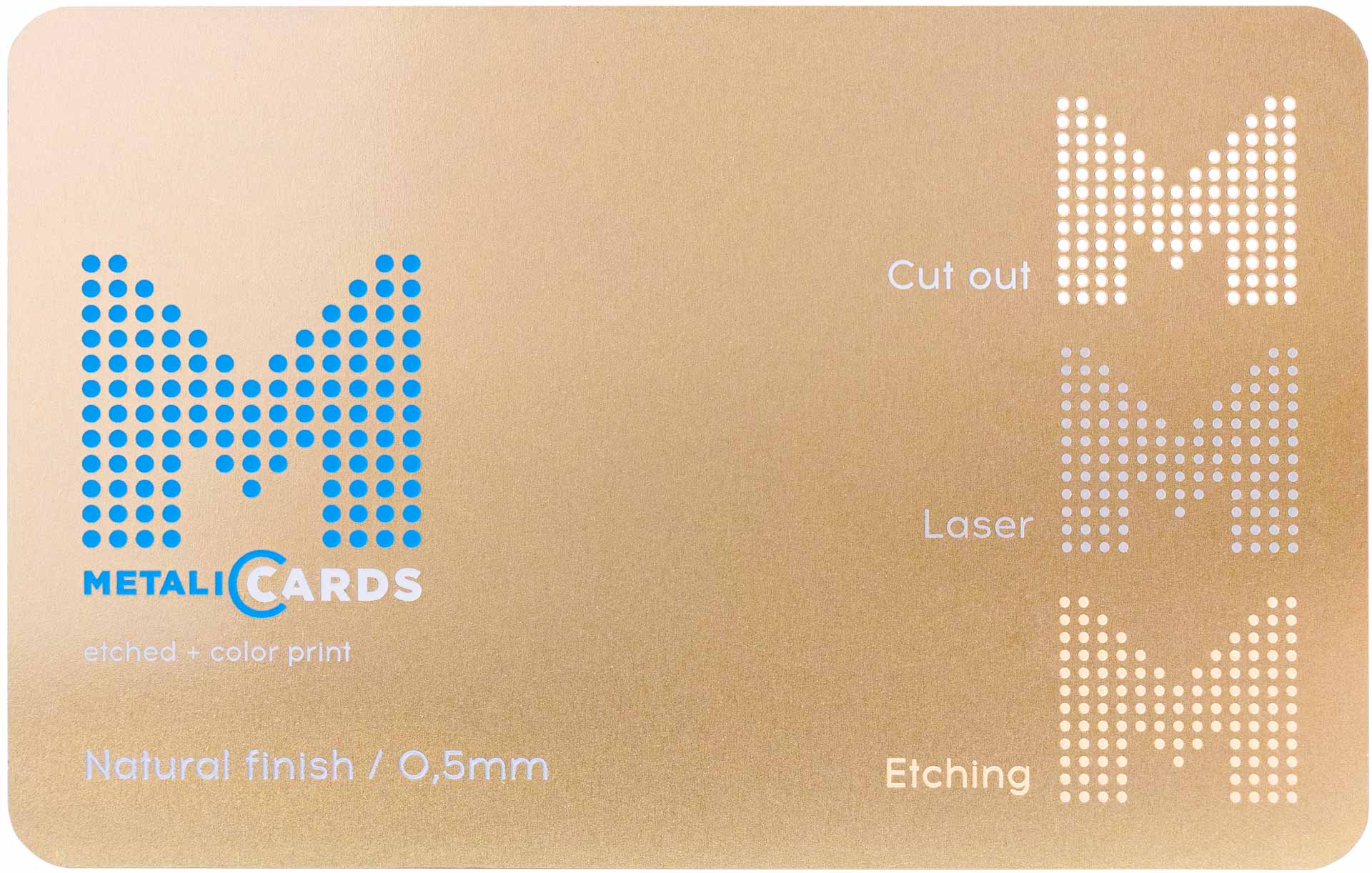 La Guía Definitiva de las Tarjetas de Visita de Oro (Latón) - MetalicCards