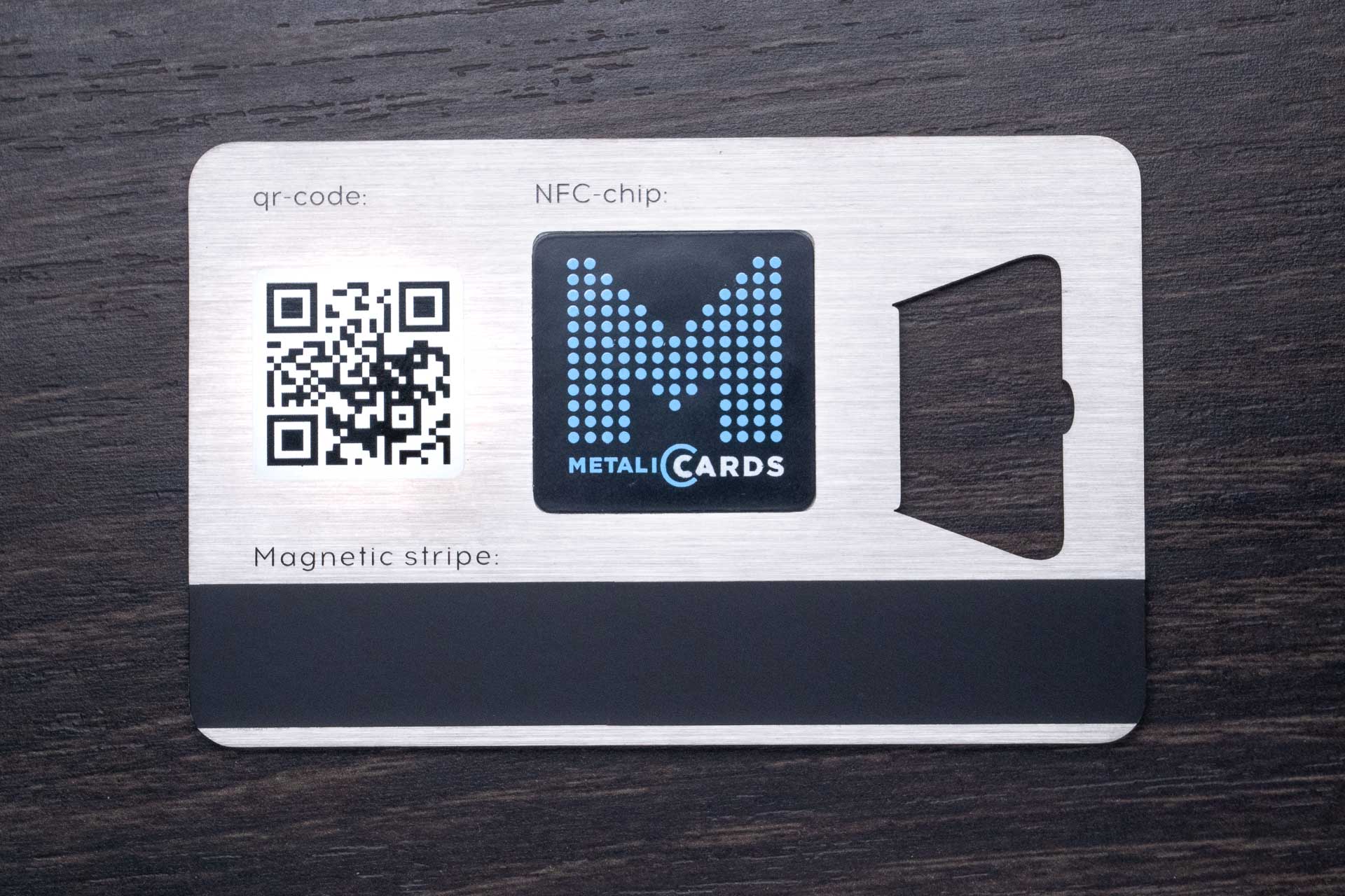 Business Cards with QR Codes - MetalicCards